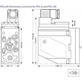 Electrical actuator Danfoss 157B4216 PVEO | Machinery parts online